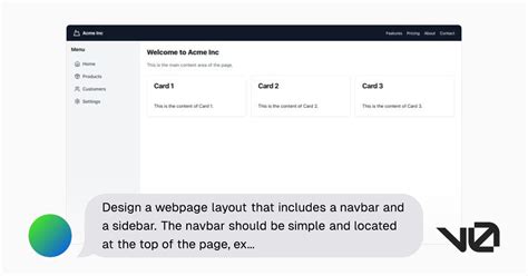 Design A Webpage Layout That Includes A Navbar And A Sidebar The