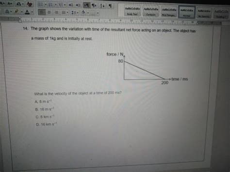 Solved An Inte 14 The Graph Shows The Variation With Time