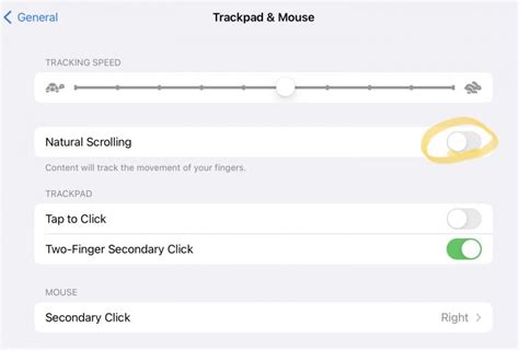 How To Change Mouse Wheel Scroll Direction On IPadOS