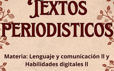 Textos PeriodÍsticos