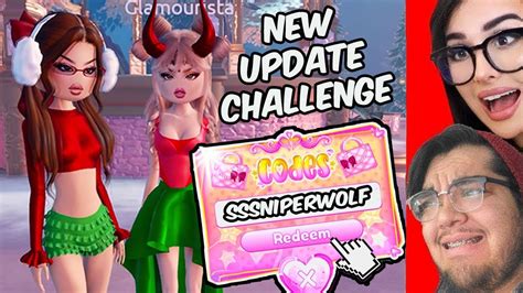 Dress To Impress With Sssniperwolf Winter Challenge Youtube