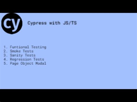 Web Automation Testing With Cypress Jsts Upwork