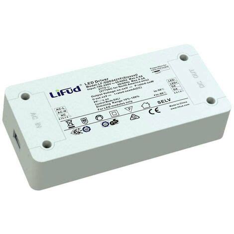 LED Driver LIFUD DC27-42V/40W/1050mA, Regulable DALI