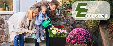 Elevens 30 Outdoor Flower Pots Black Indoor And Outdoor