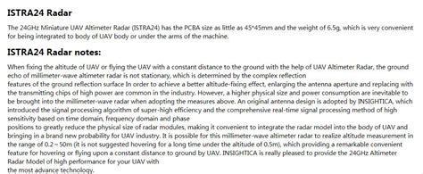 Cuav New Flightcase 24ghz Miniature Uav Drone Istra24 Altimeter Radar