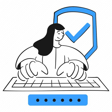 Enter Password Interface Login User Credentials Keyboard