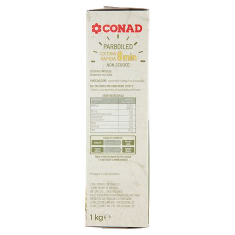 Riso Parboiled Cottura Min Kg Conad Online Conad