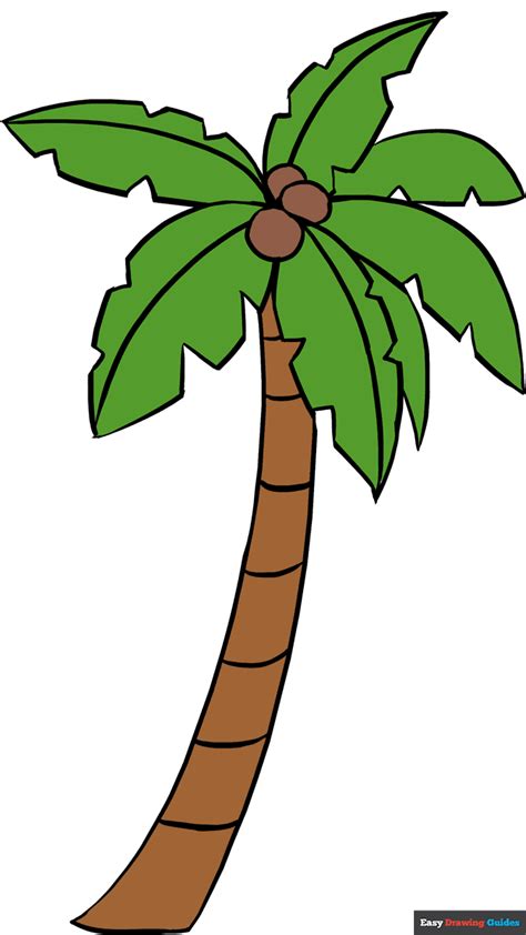 How To Draw A Palm Leaf Easy Step By Step Artofit