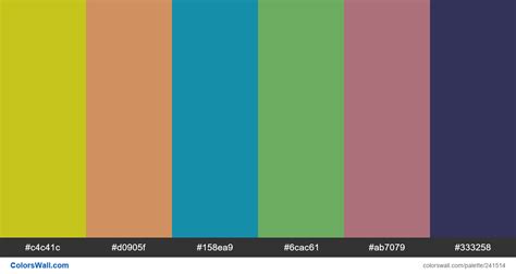 landing concept ui web design colors palette colorswall