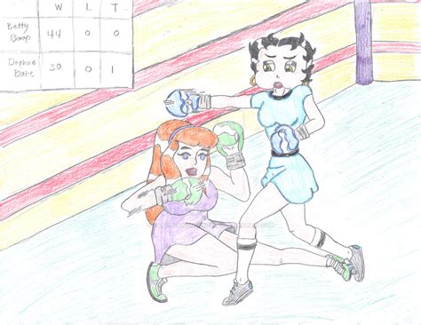 Daphne Blake Vs Betty Boop Boxing Part 1 By Cartoonwomenboxing On