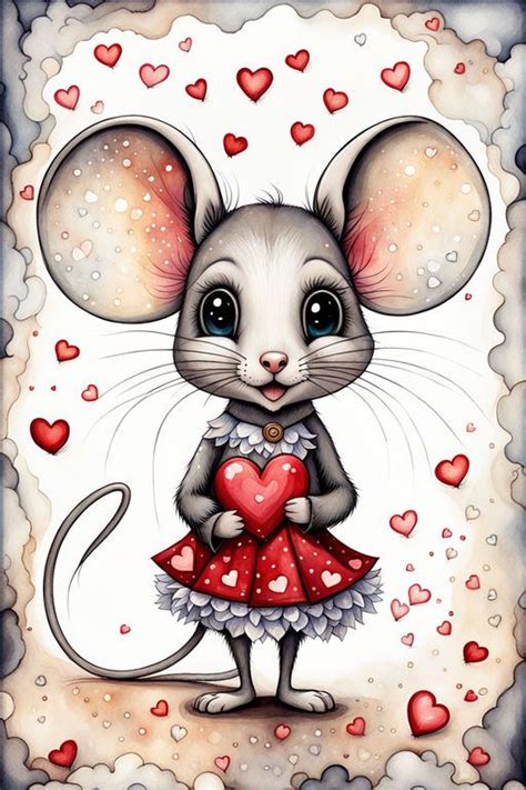 Arts On High Playground Herz Maus Ratte