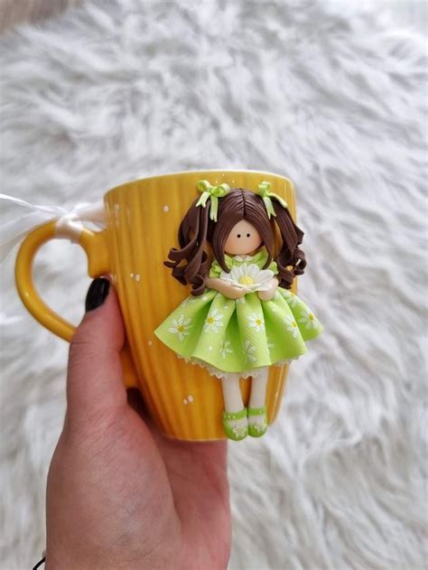Polymer Clay Mug Doll Clay Mugs Clay Cup Mugs