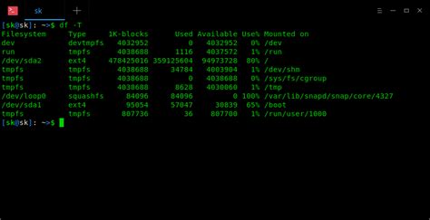 如何在 Linux 中查看已挂载的文件系统类型 Linuxstory
