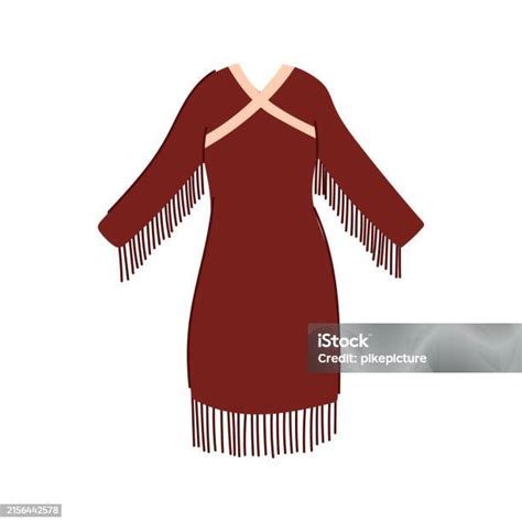 Woman Cowgirl Dress Cartoon Vector Illustration Stock Illustration
