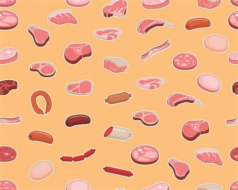 Premium Vector Bbq Seamless Pattern Barbecue Background In Sketch
