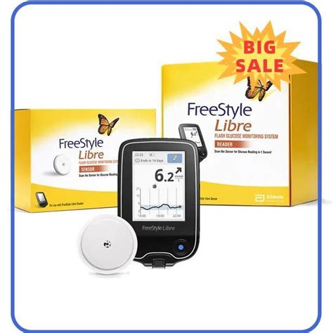 ⭐ ⭐ready Stock⭐ ⭐ Original Warranty Freestyle Libre Glucose Monitoring System Reader Sensor