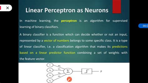 ML- Machine Learning-BE CSE-IT- Linear Perceptron as Neurons - YouTube