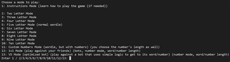 Wordle In The Python Terminal Devpost