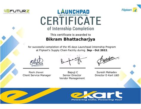 Internship Summerinternship Flipkart Bikram Bhattacharya