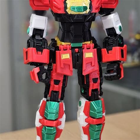 🎲 Dynamos Articulated Action Figure Based On Daimos ・3d Print・cults