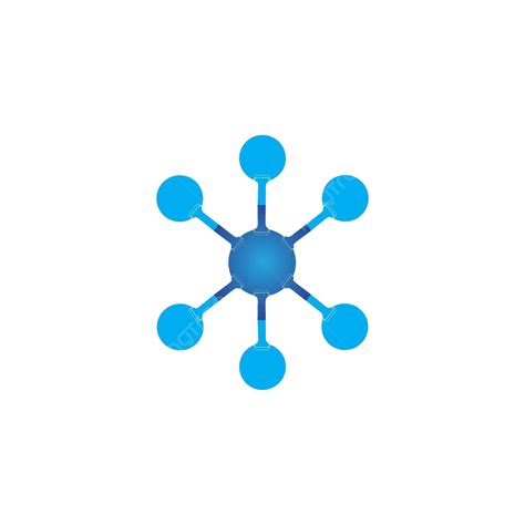 Molecule Vector Illustration Design White Isolated Collagen Vector