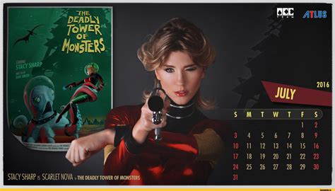 Stacy Sharp Is Scarlet Nova In The Deadly Tower Of Monsters Scrolller
