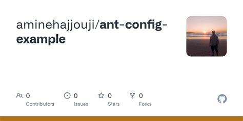 GitHub Aminehajjouji Ant Config Example