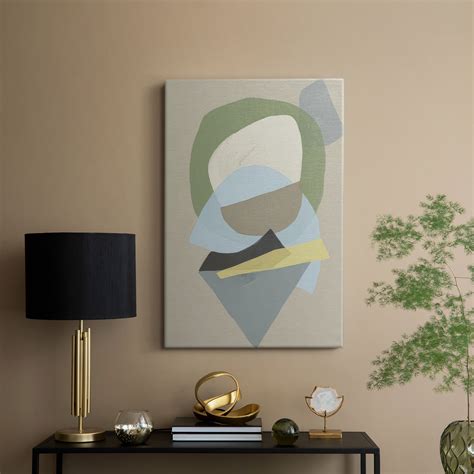 Ivy Bronx Mod Shape Stack I Gallery Wrapped Cavas Wayfair