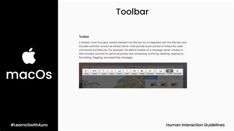MacOS UI Bars User Interaction Design For MacOs Behance