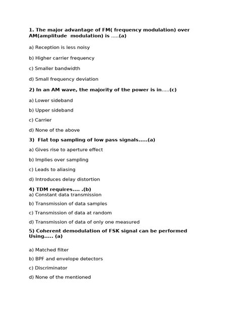 Communication Lab Viva Questions Pdf