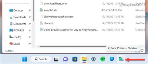 how to pin files folders or drives to windows 11 taskbar