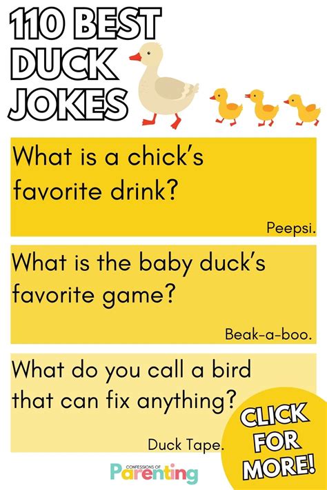 110 Duck Jokes That Make You Quack Up