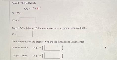 Solved Consider The Following F X X X Find F X F X Chegg