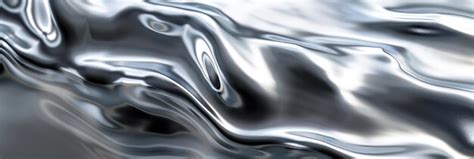 Premium Photo Closeup Of Metallic Surface With Reflective Wavy Patterns