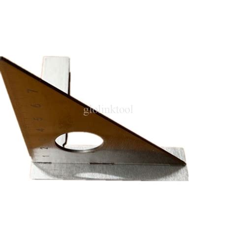 45 Degree Stainless Steel Triangle Square Ruler Ra Grandado
