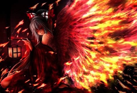 東方【藤原妹紅】 壁紙