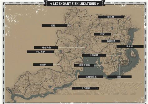 碧血狂殺 2 Red Dead Redemption 2 全傳說魚位置與釣法攻略 娛樂計程車