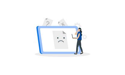 No Data Empty Concept Royalty Free Vector Image