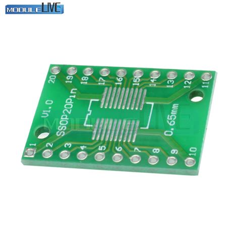 Pcs SOP SSOP TSSOP SMD To DIP IC Adapter Converter Socket Board Module Adapters Plate