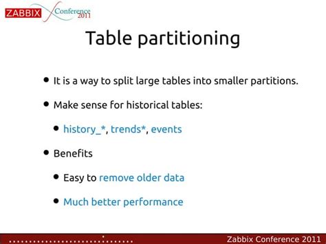 Zabbix Performance Tuning Ppt