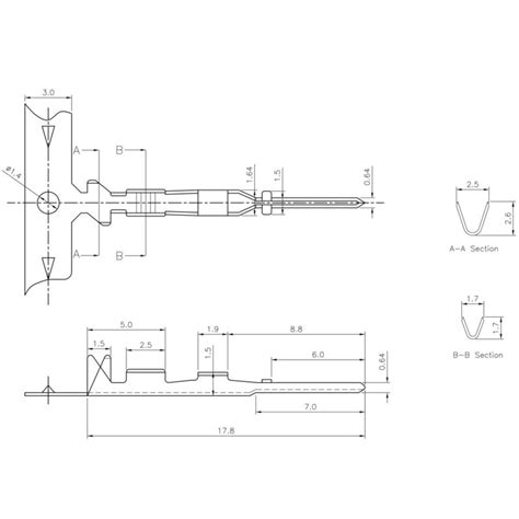 Male Crimp Pins For Dupont Style Connectors Set Of 20 Protostack