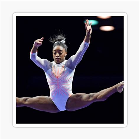 Simone Biles 3 Sticker By Rusto1 Redbubble