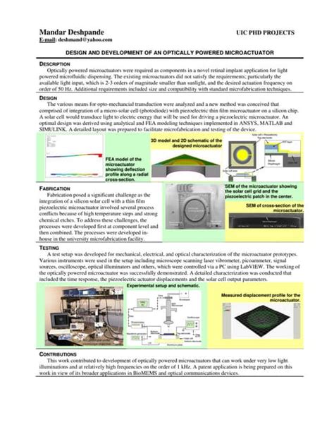Phdprojectsportfolio Pdf