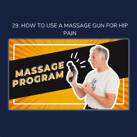 How To Use A Massage Gun For Hip Pain