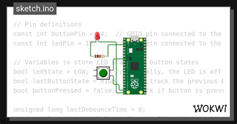 Raspberry First Try Wokwi Esp32 Stm32 Arduino Simulator