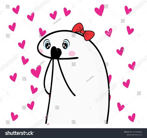 Flork Meme Deformed Meme Valentins Day Stock Vector Royalty Free
