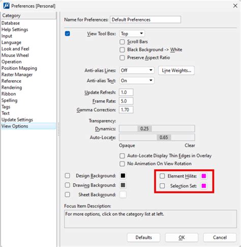 Microstation Tip Setting Personal Color Preferences Envisioncad