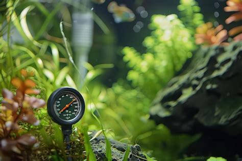 Precision Aquarium Temperature Monitoring Device Premium Ai Generated
