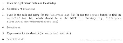 Modis处理工具mrt（modis Reprojection Tool）安装及使用modis Mrt Csdn博客