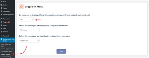 Different Menus For Logged In And Logged Out Users The DAP Blog